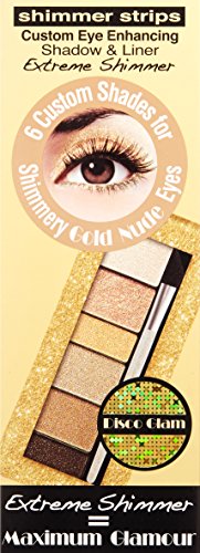 Physicians Formula Strips Custom Eye Enhancing Extreme Shimmer Shadow and Liner Disco Glam, Gold Nude, 0.12 Ounce