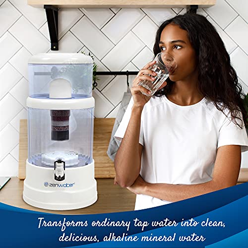 Zen Water Systems Countertop Filtration and Purification System, 6-Gallon