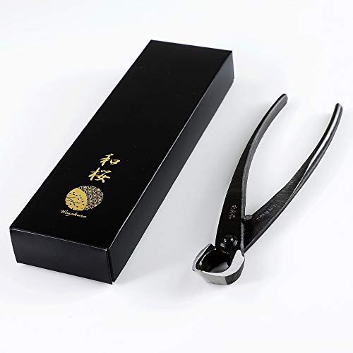 Wazakura Japanese Bonsai Branch Tool Kit Made in Japan - Hanafubuki Concave Branch Cutter 8inch(200mm) + Knob Branch Cutter 8-1/4inch(210mm) Gift Box Set