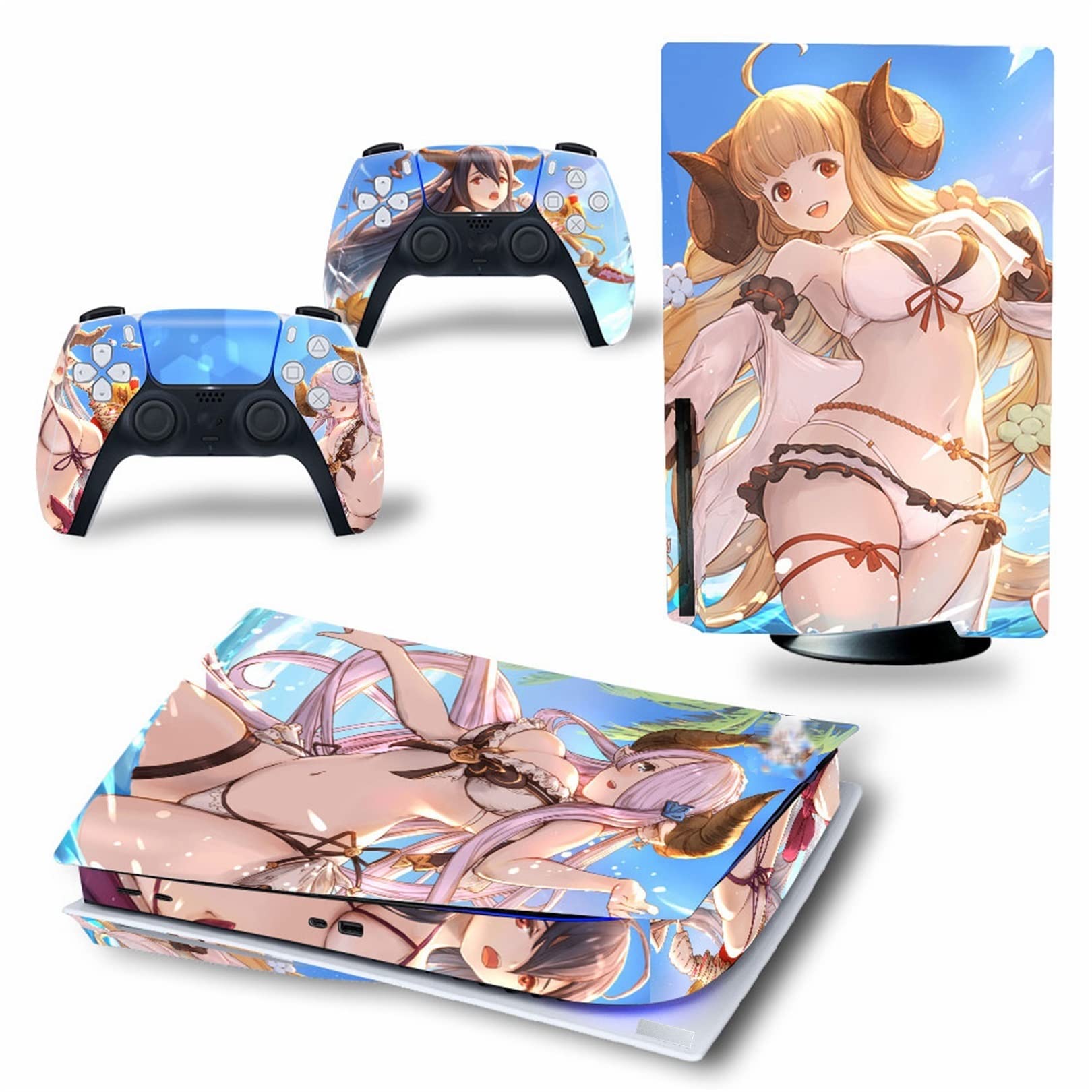 Top factory BUCEN for PS5 Skin Disc Edition & Digital Edition Console and Controller Vinyl Cover Skins Wraps Scratch Resistant, Compatible with for PS5 851302 Anti Scratch (Size : Disc Version)