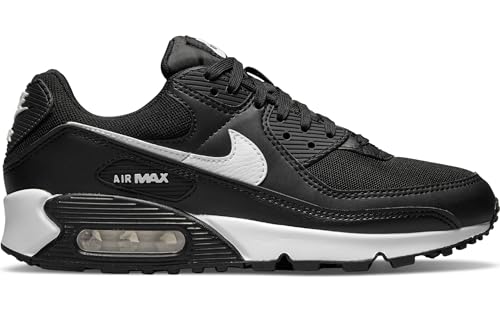 Nike WMNS Air Max 90 Black/White/Black DH8010-002 Women's Shoes (us_Footwear_Size_System, Adult, Women, Numeric, Medium, Numeric_5_Point_5)