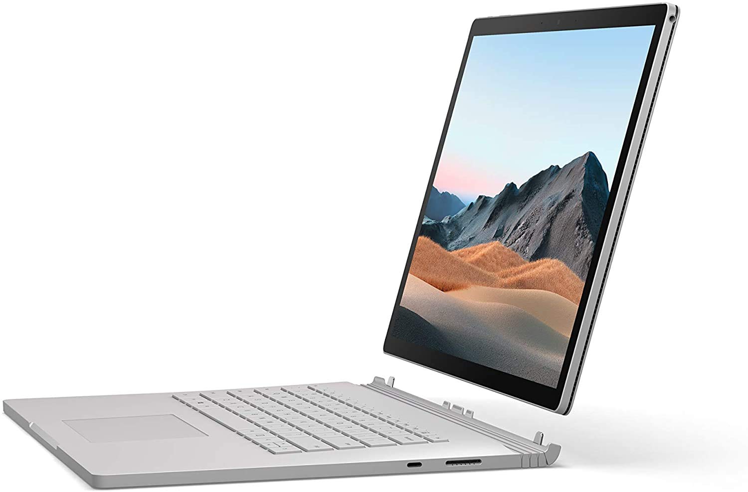 Microsoft SKR-00001 2 in 1 Notebook - Surface Book 3 13.5" Touchscreen 3000 x 2000 Intel Core i5 (10th Gen) i5 1035G7 Quad (4 Core) 1.20 GHz 8 GB RAM 256 GB SSD Platinum (Renewed)