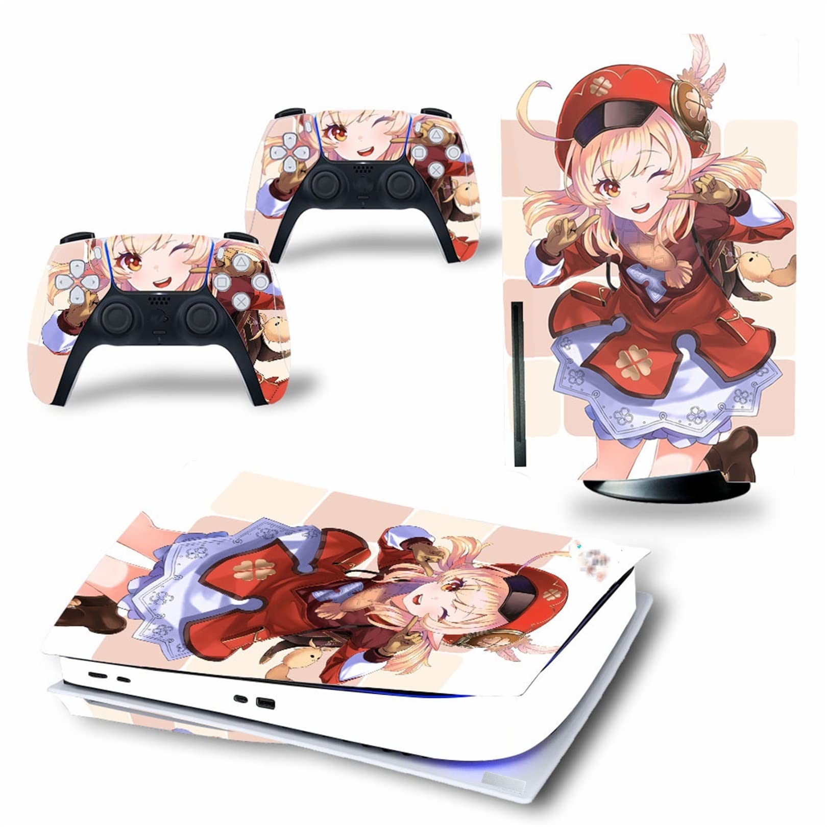 Top factory BUCEN for PS5 Skin Disc Edition & Digital Edition Console and Controller Vinyl Cover Skins Wraps Scratch Resistant, Compatible with for PS5 560118 Anti Scratch (Size : Digital Edition)