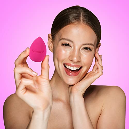 Veehaa 2PCS Makeup Sponge Set, Latex Free Makeup Blender for foundation, Makeup Sponges egg shaped, Makeup Sponges for all areas