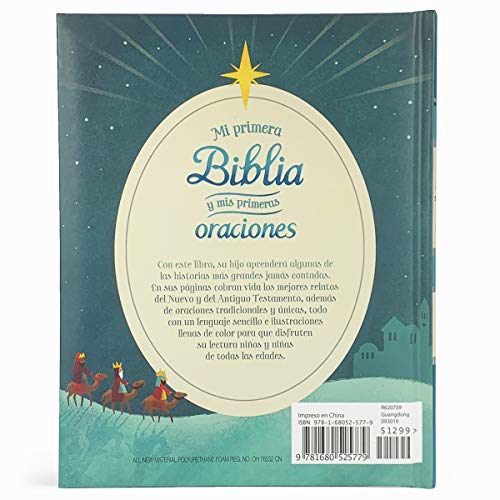 Mi Primera Biblia y Mis Primeras Oraciones / My First Bible and Prayers Padded Treasury (Spanish Language), Ages 3-8 (en espaƱol) (Little Sunbeams) (Spanish Edition)
