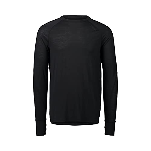 POC Men's Light Merino Jersey, Uranium Black, MED
