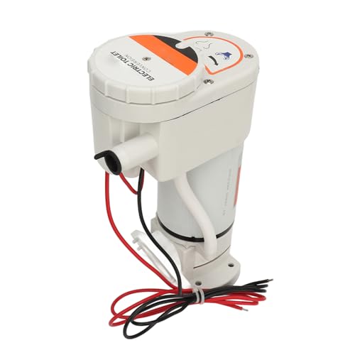 Marine Electric Toilet Pump, Marine Toilet Conversion Kit High Efficiency Multiple Discharge for Yacht (24V 10A Maximum Flow Rate: 5.0 GPM/18.9 LPM)