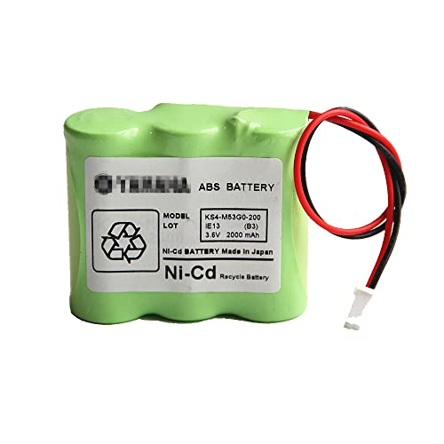 XIAOXX 2PACK KS4-M53G0-200 Battery Replacement for RCX40 Robot Controllers RCX142 RCX144 QRCX Robot Controllers RCX143 RCX144 Robot Controllers QRCX N3000CR-3YA KS4-M53G0-200(3500mAh/3.6V)