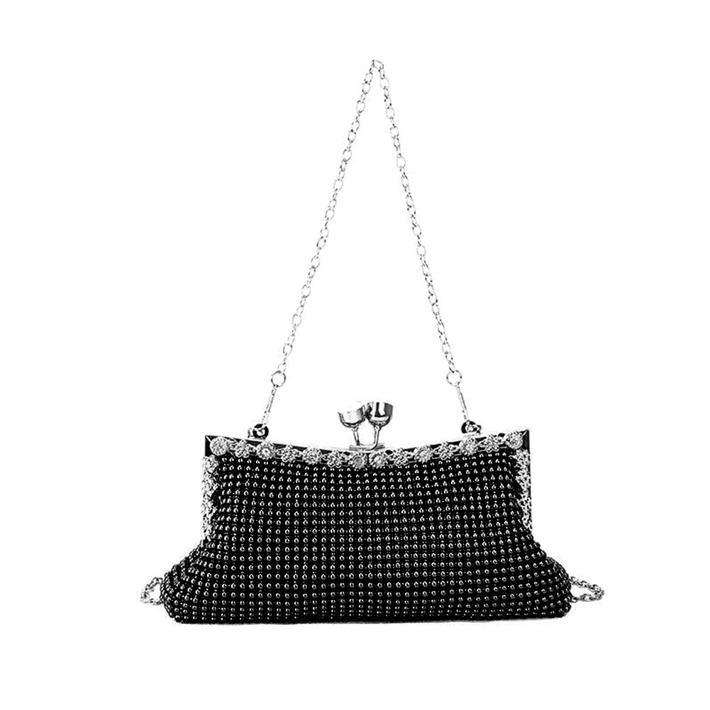 Metme Beaded Evening Bag 1920s Flapper Clutch Wedding Party Handbag Purse Gatsby Costume Accessories for Women