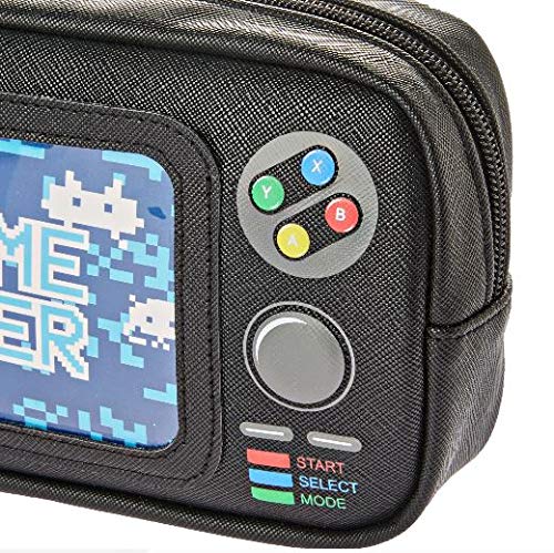 Pen + Gear Pencil Pouch, Video Game, Black