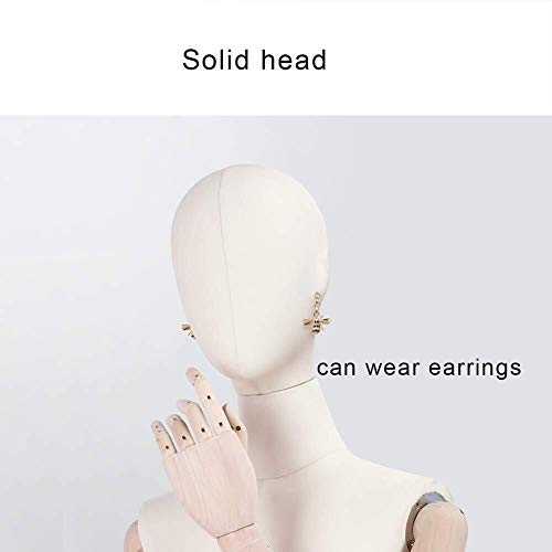 Mannequin Torso Mannequin Dress Form Torso Female Tailors Dummy Mannequin Dressmakers Dummies Fashion Students Display Bust Torso Plastic Arm Adjustable Wearable Jewelry