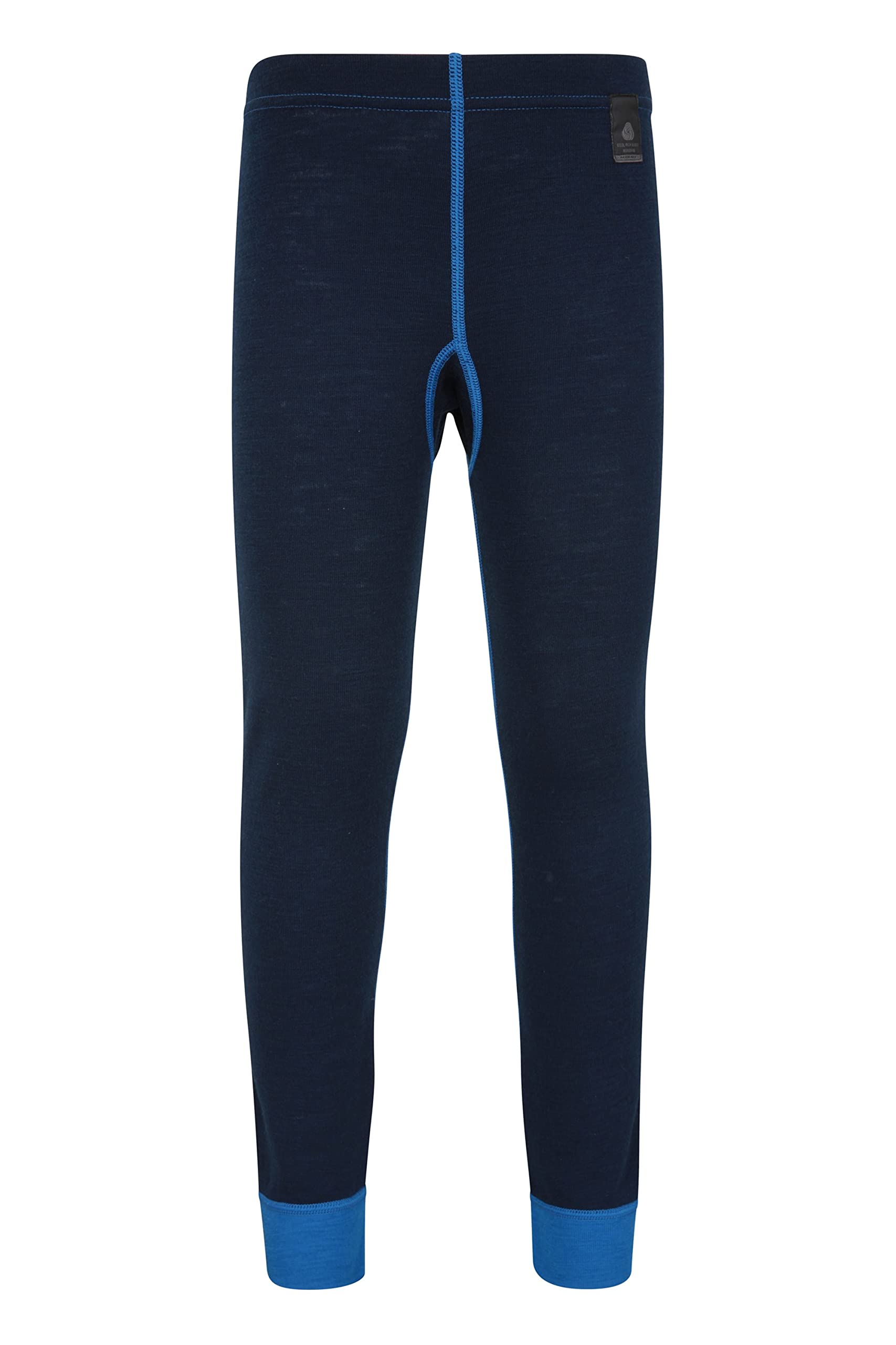 Mountain Warehouse Merino Kids Baselayer Pants Blue 5-6 Years