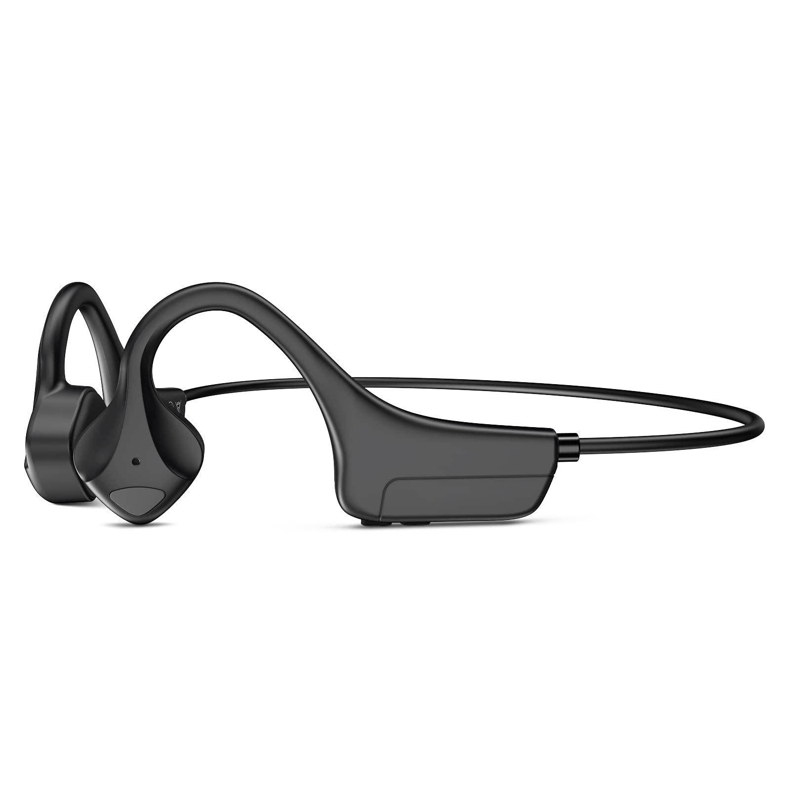 Znfrt Bone Conduction Bluetooth Headphones with Mic,Wireless Open Ear Headphones,Waterproof Sport Earphones,Sweatproof Headset for Running,Cycling,Hiking,Gym,Climbing & Driving