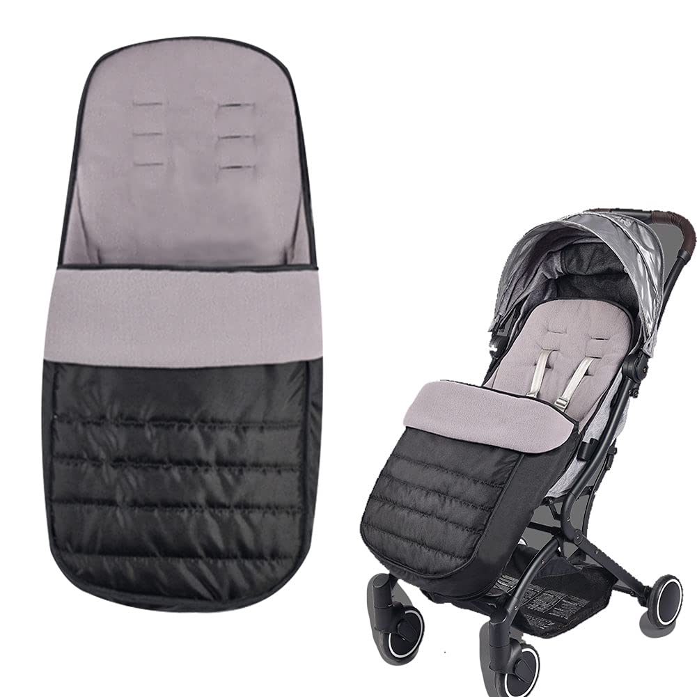 XIFAMNIY Toddler Multi-Use Water Proof Oudtoor Universal Stroller Bunting Bag, Winter Baby Warm Stroller Bunting Bag, Suit for 6-24M(Black Velvet)