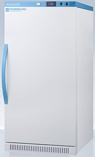 Summit Appliance ARS8PV Pharma-Vac Performance Series 8 Cu.Ft. Upright Vaccine All-refrigerator with Automatic Defrost, Factory-installed Lock, Digital Thermostat and White Cabinet