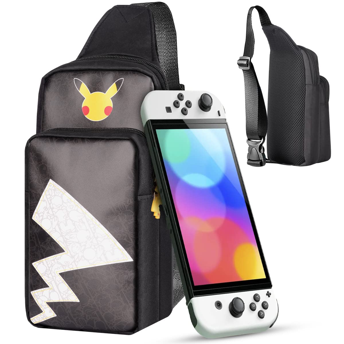 Tangaroa Switch Bag for Switch / Switch OLED - Switch Accessories Travel Crossbody Bag - Portable Backpack (Anniversary)