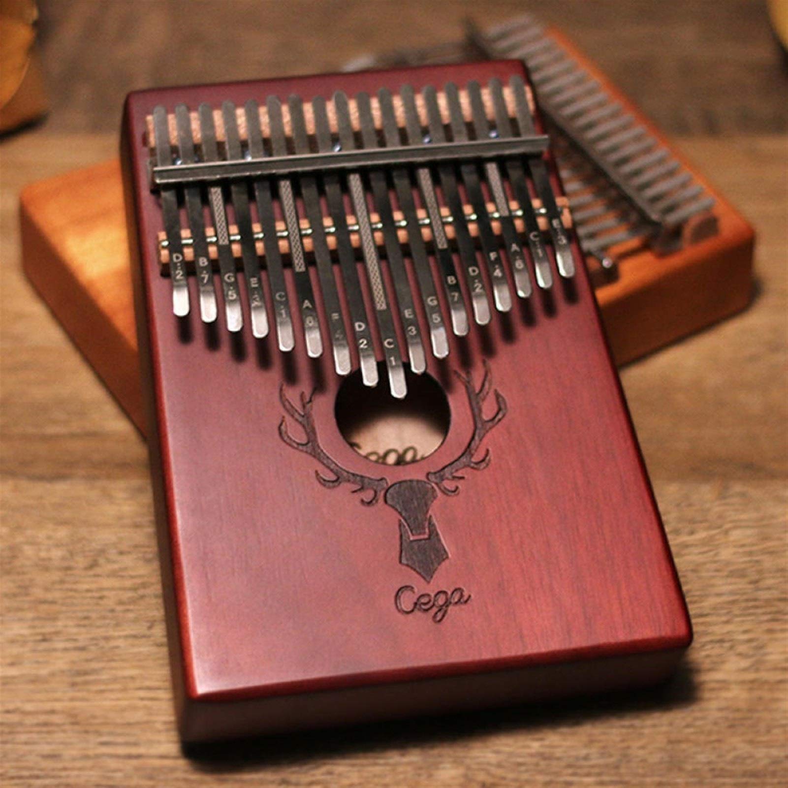 SLFDXDP Thumb Piano Thumb Piano Kalimba Kalimba 17-Tone Beginner Finger Piano Finger Piano Kalimba Kalimba Portable (Color : B)