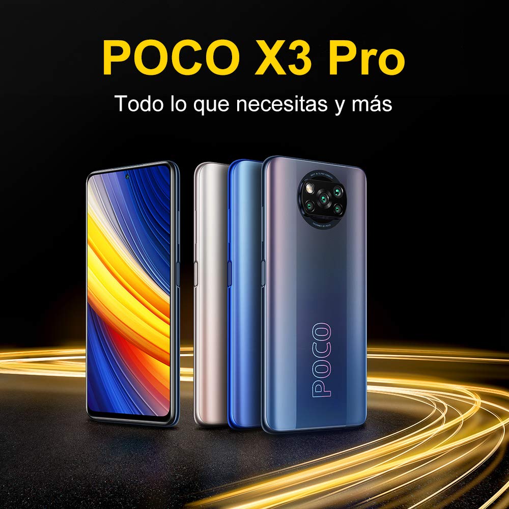 Poco X3 Pro | 128GB 6GB RAM | Factory Unlocked (GSM ONLY | Not Compatible with Verizon/Sprint/Boost) | International Version (Phantom Black)