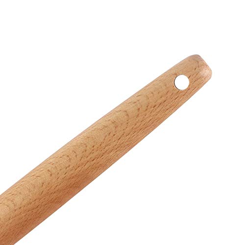 LMMDP Silicone Kitchen Tools Set Cooking Tools Utensils Set Spatula Shovel Soup Spoon with Wooden Handle Special Heat-resistant Design