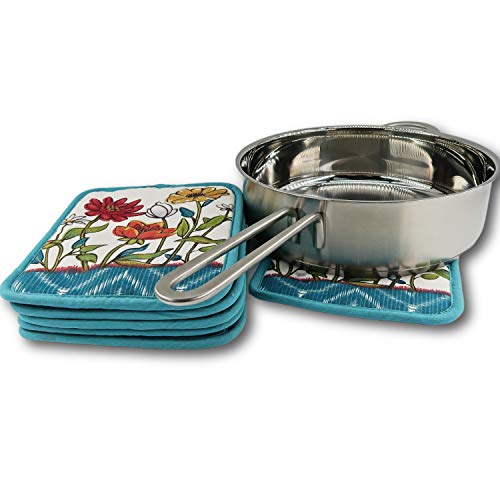 Potholders for Kitchens-Hot Pads-Hot Pads for Kitchen Counter Set-9x 7 inch