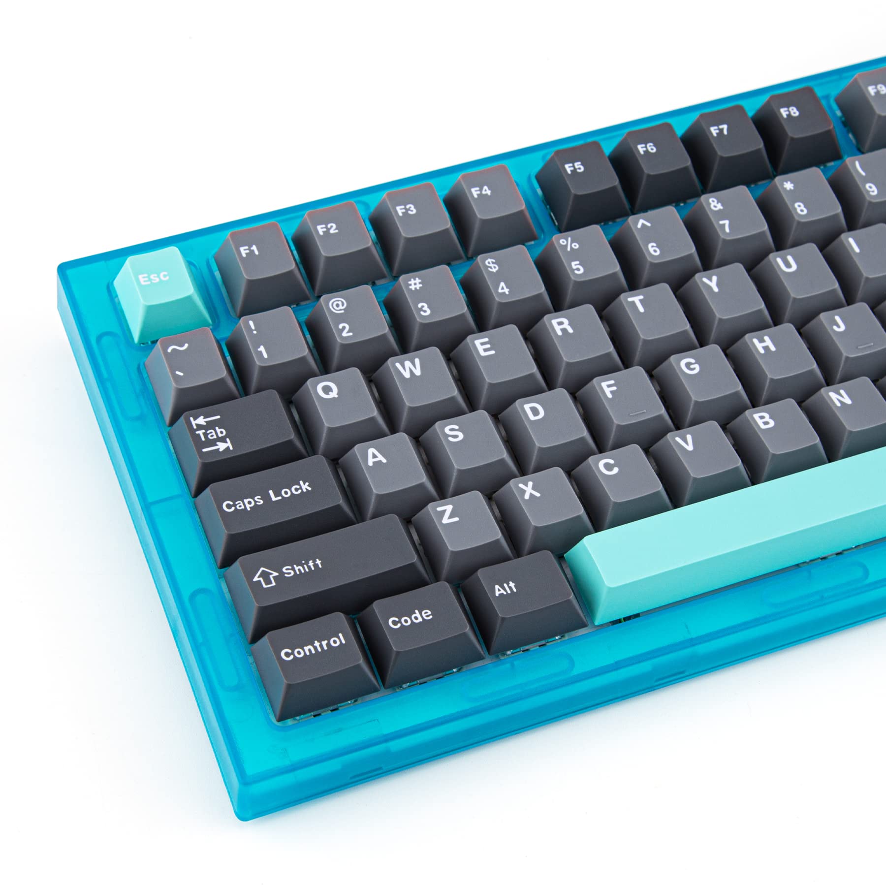 UniCusMech Custom Keycaps 173 Keys Cherry Profile Set ABS Double Shot Keycap Kit for Standard US ANSI & ISO Layout Mechanical Gaming Keyboard (Modern Dolch)