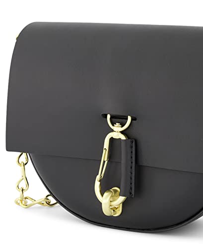 ZAC Zac Posen Belay Mini Saddle Crossbody, Black