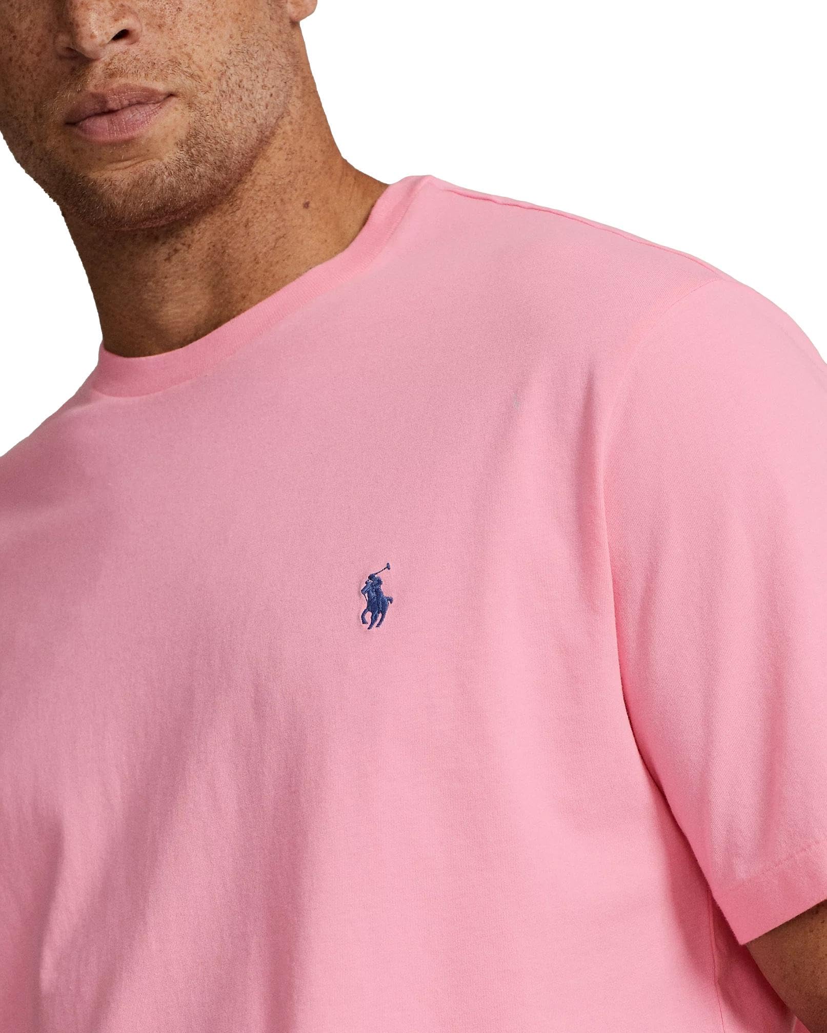 POLO RALPH LAUREN Mens Big & Tall Crew Neck T-Shirt (3XB, Black)