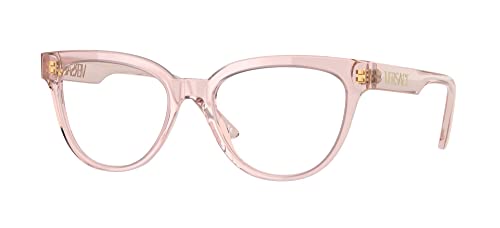Versace VE3315-5339 Eyeglass Frame TRANSPARENT PINK w/DEMO LENS 54mm