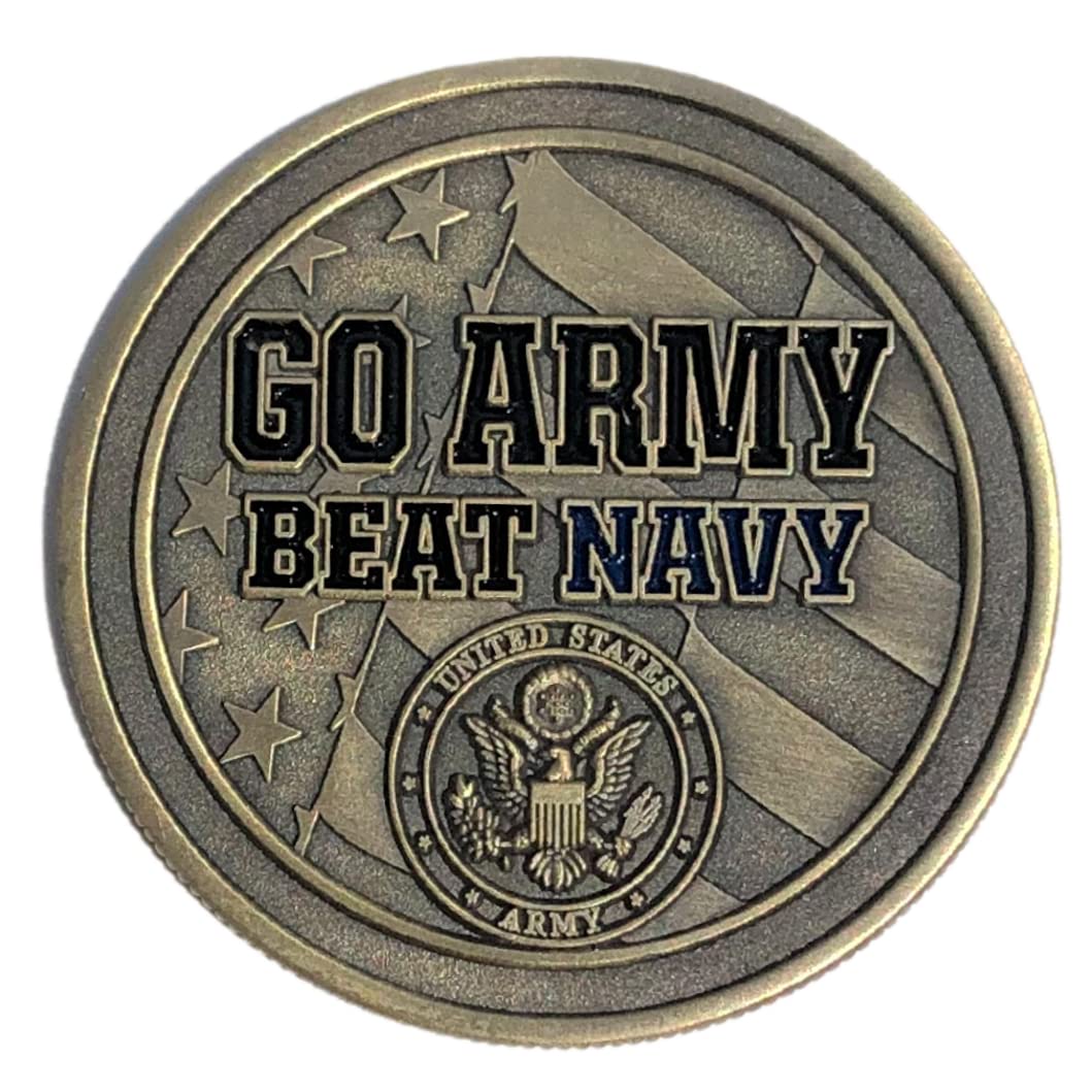 United States Army USA Go Army Beat Navy Challenge Coin