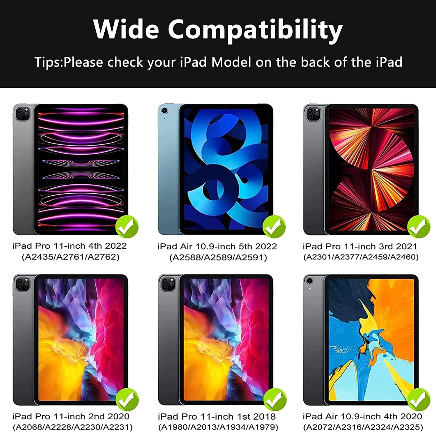 ZXA Kindle Fire 7 Tablet Case (12th Gen, 2022 Release) - Not Fit for 7th/9th Genration, Kindle Fire 7 Case 2022, Amazon Fire 7 Case 2022 (Black)
