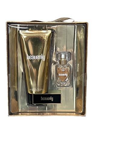 Victoria's Secret Heavenly Eau de Parfum .25 oz. & Fragrance Lotion 3.4 oz Mini Perfume Gift Set (Heavenly)