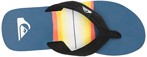 Quiksilver Men's Molokai Layback Flip Flop Sandal, Blue 4, 10