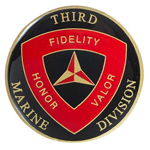 United States Marine Corps 3rd Marine Division Challenge Coin