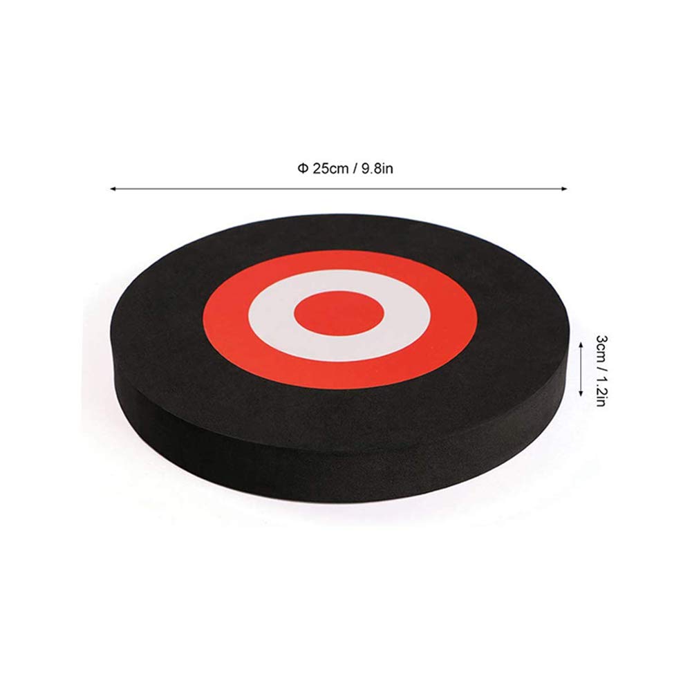 NZXVSE EVA Foam Arrow Target, Round Lightweight Archery Target, Healing Bow Moving Hunting Shooting Practice Target, Compound Bow Archery Targets Black
