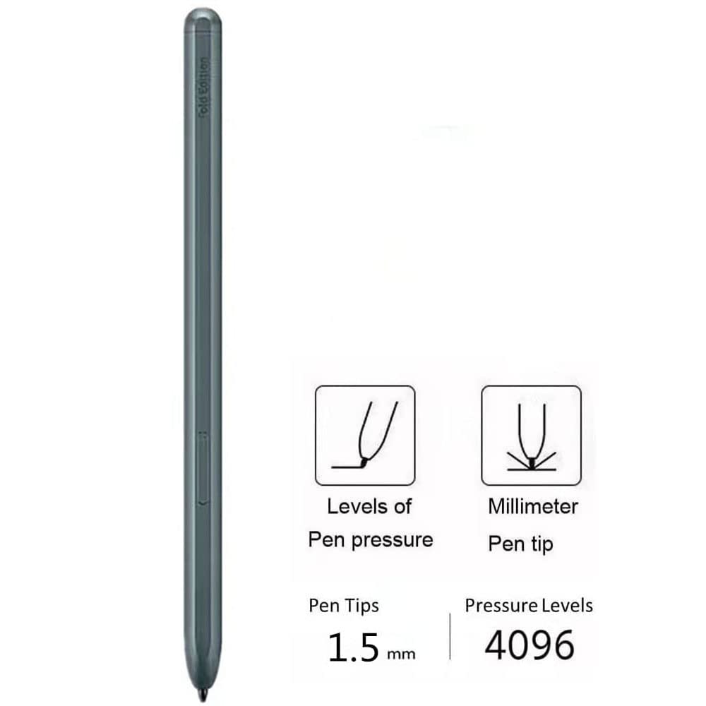 Z Fold 4 S Pen Fold Edition Stylus Pen Replacement Compatible for Samsung Galaxy Z Fold 4 and Z Fold 3 Phone Only +Tips/Nibs (Green)