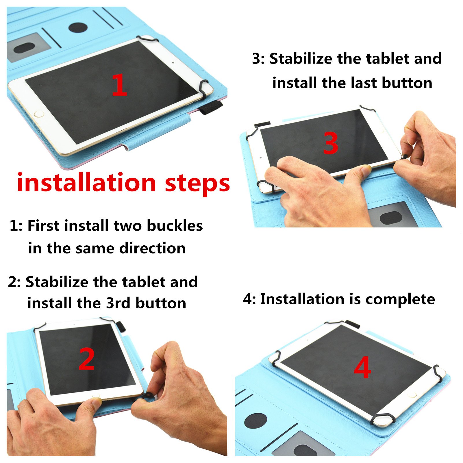 Universal Case for 9.5-10.5 inch Tablet,Chgdss for iPad 9.7/10.2/10.5 inch,Samsung Tab A 10.1/Tab E 9.6 and More 9.5-10.5 inch Tablets,for All 9.5-10.5 inch iPad Android Windows Tablet,cat and Tiger