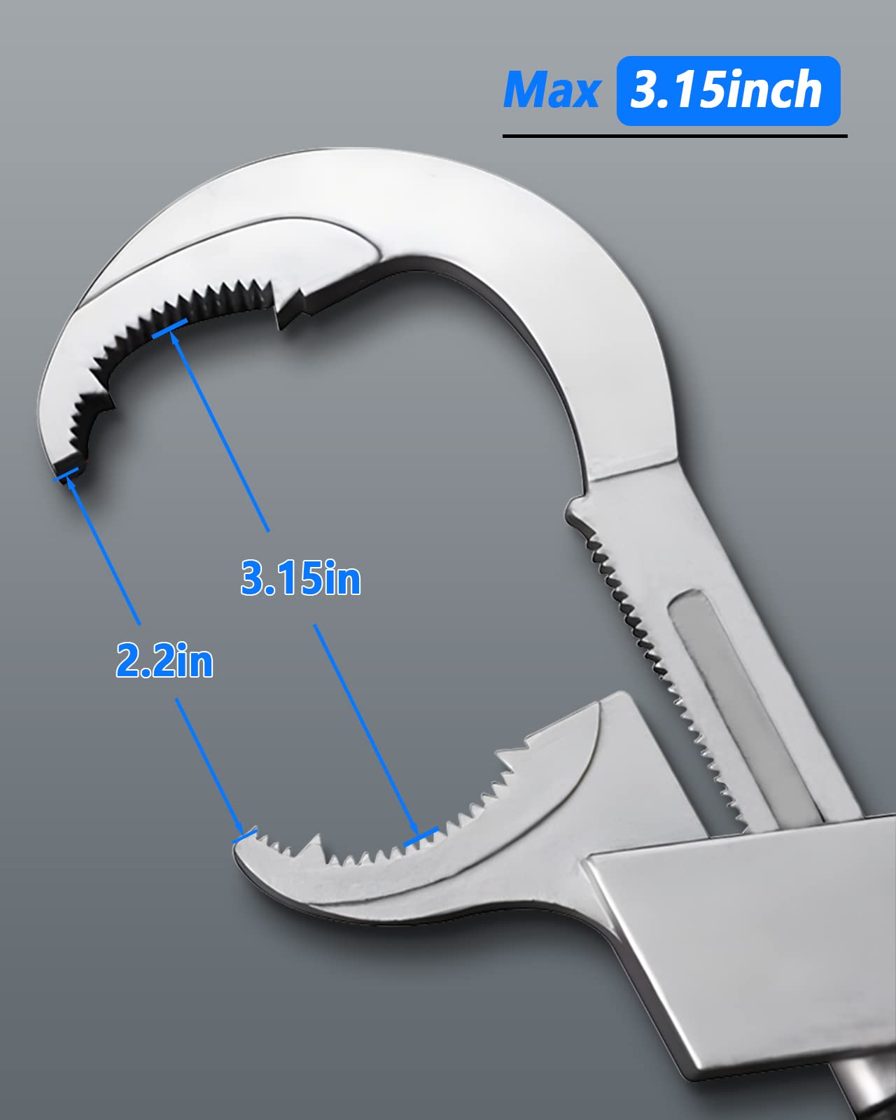 Universal Adjustable Double-Ended Wrench - Multifunctional Bathroom Wrench, Universal Pipe Wrench, Crescent Wrench Sets Hand Tool for Water Pipe Repair & Home Accessories