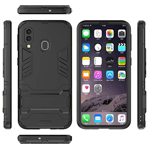 LIYONG Phone Case Cover PC & TPU Protective Case with Kickstand, Drop Proof Protective Case Bags Sleeves (Size : for Samsung Galaxy A40)