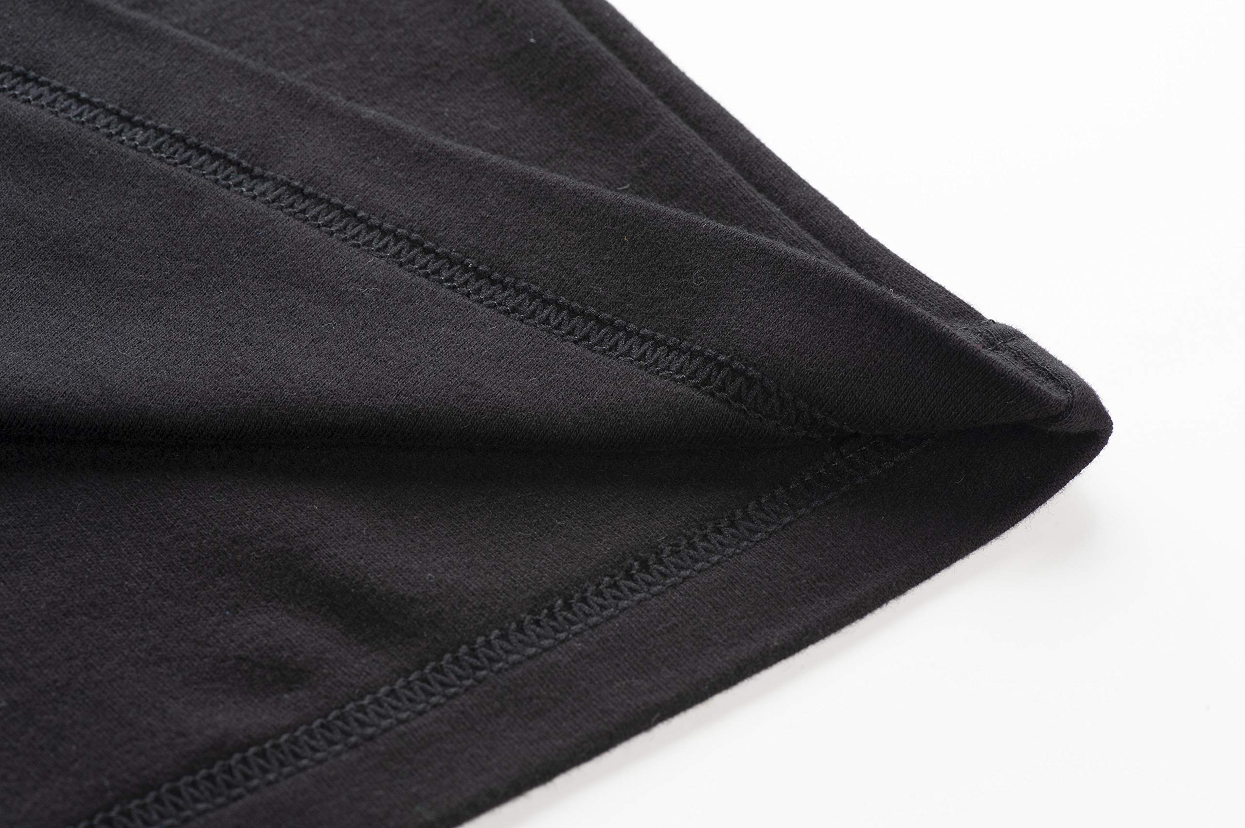 Mens Black Turtleneck Long Sleeve Mock Turtleneck Men Thermal Underwear Shirts Sweater 3X