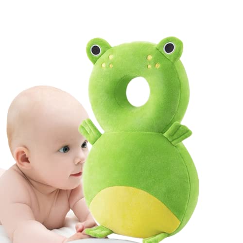 TONGMAN Baby Head Protector,Toddlers Head Safety Pad Cushion, Adjustable Infant Safety Pads ,Toddler Head Super Gift (Frog)