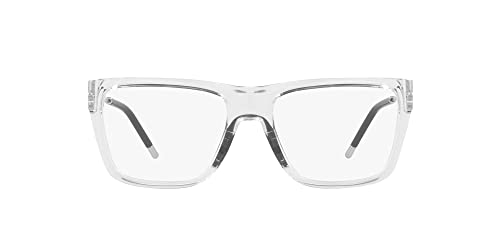 Oakley Men's Ox8028 Nxtlvl Square Prescription Eyewear Frames, Polished Clear/Demo Lens, 58 mm