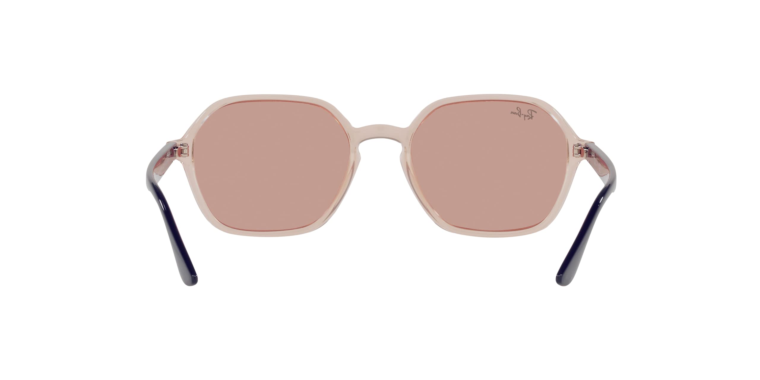 Ray-Ban Rb4361 Polarized Round Sunglasses, Light Brown/Evolve Photochromic Brown, 52 mm