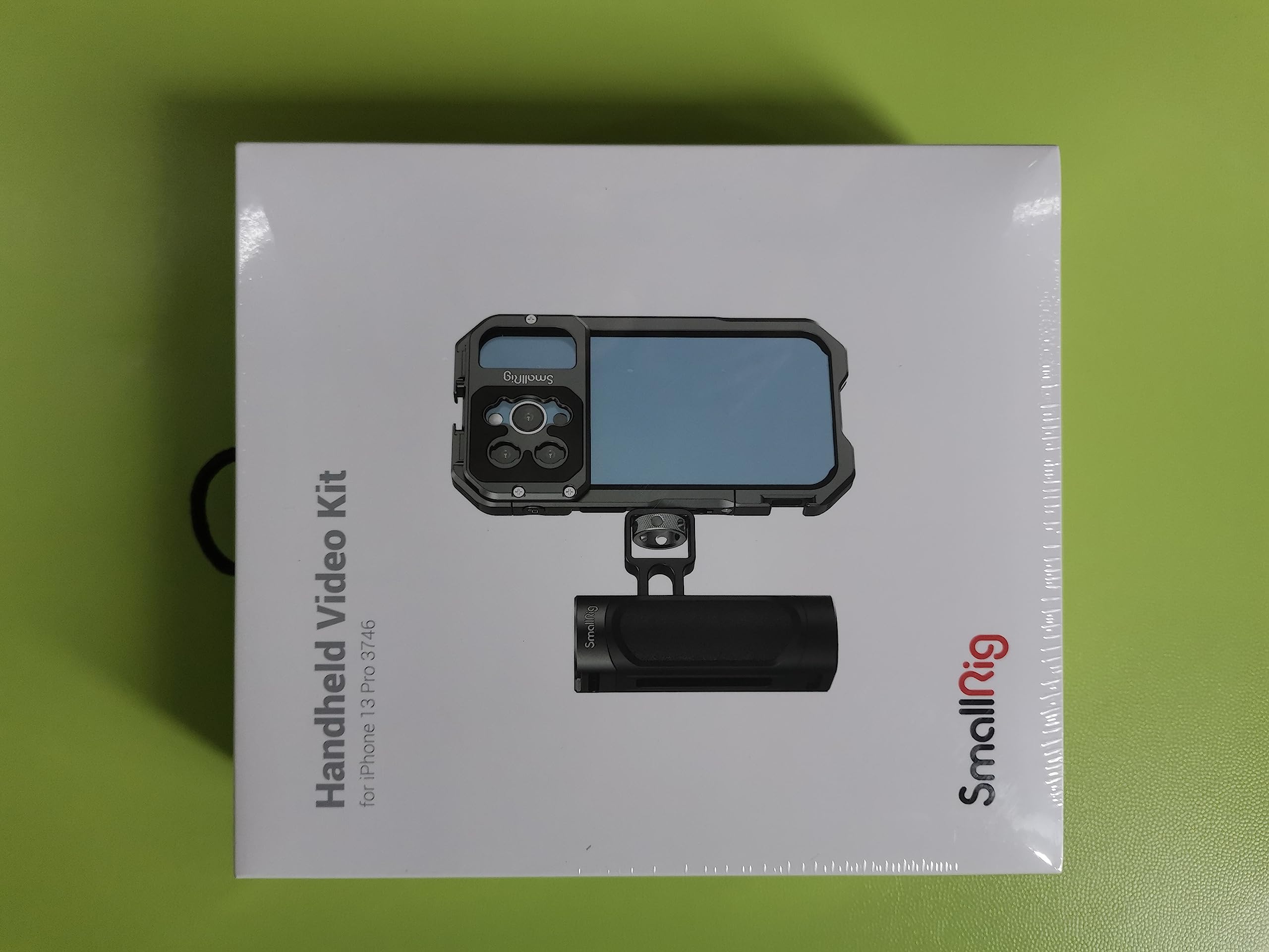 SmallRig Video Rig Kit for iPhone 13 Pro with Side Handles, Aluminum Mobile Phone Stabilizer Kit with Dual Cold Shoe, Smartphone Video Rig Set for Filmmaking/Videography/Live Streaming-3746