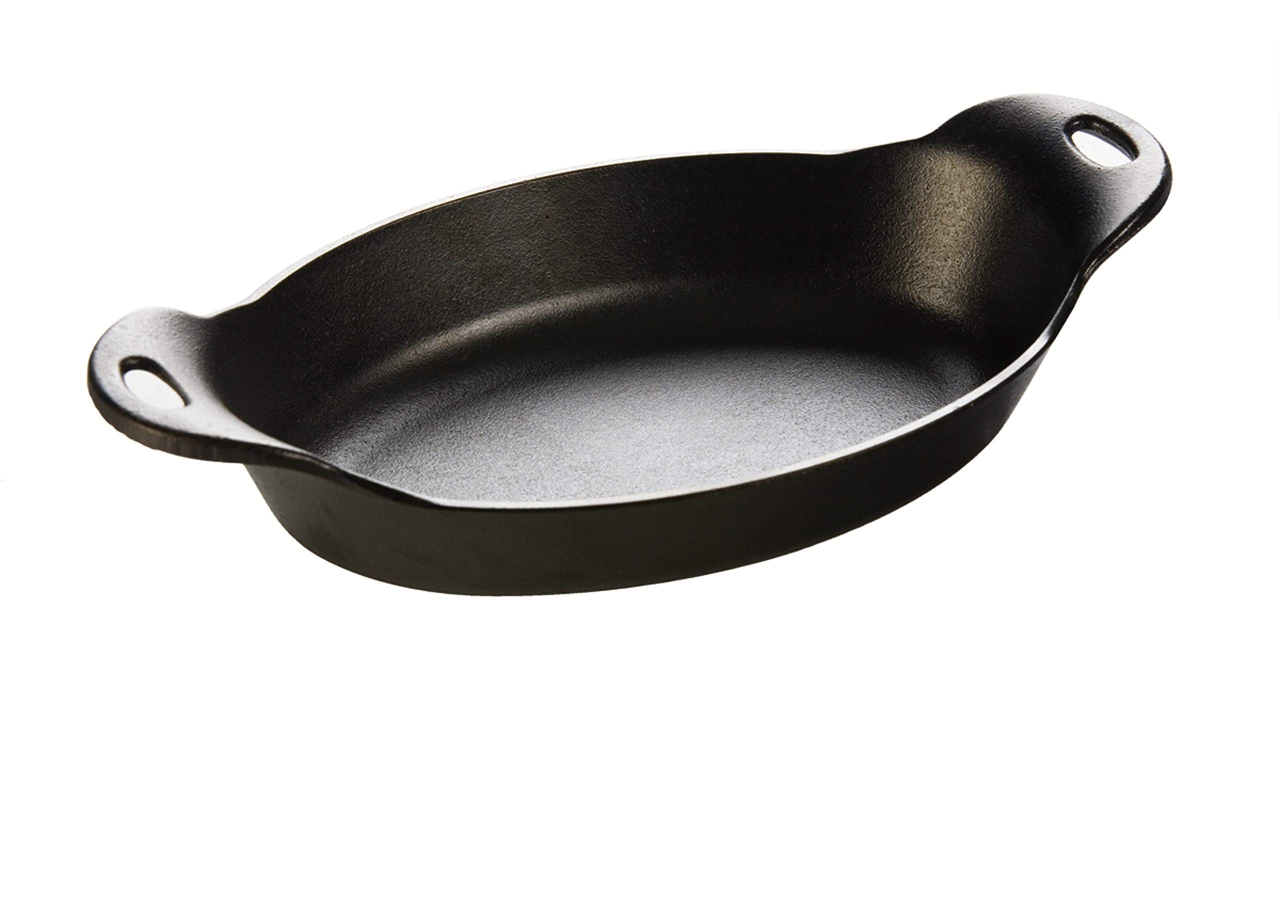 Lodge Cast Iron Oval Serving Dish, 36 oz, Black
