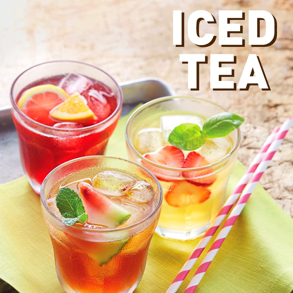 The Republic of Tea β Pineapple Orange Guava Iced Green Tea, 8 Large Quart-Sized Iced Tea Pouches, Naturally Caffeinated
