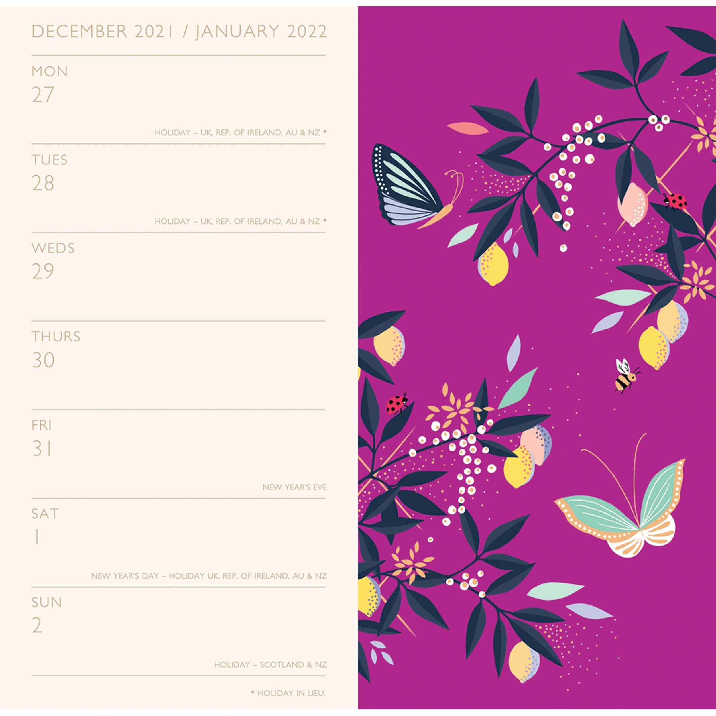Portico Diaries 2022 - Sara Miller Slim Diary (D22533)