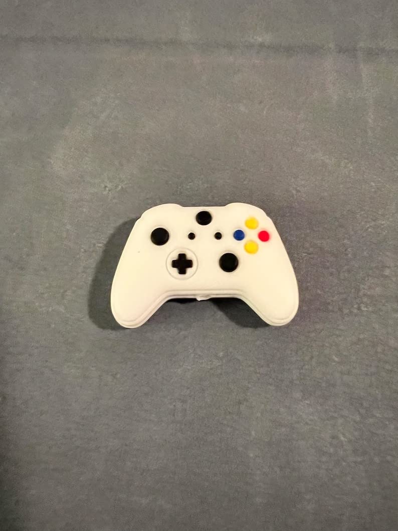 Silicone Game Controller in Many Colors/ 1 Silicone Bead perPack (White)