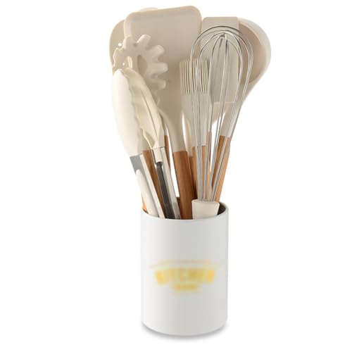 LMMDP Kitchen Utensil Sets Non-Stick Long Shank Matter Mixture Shovel Dinnerware