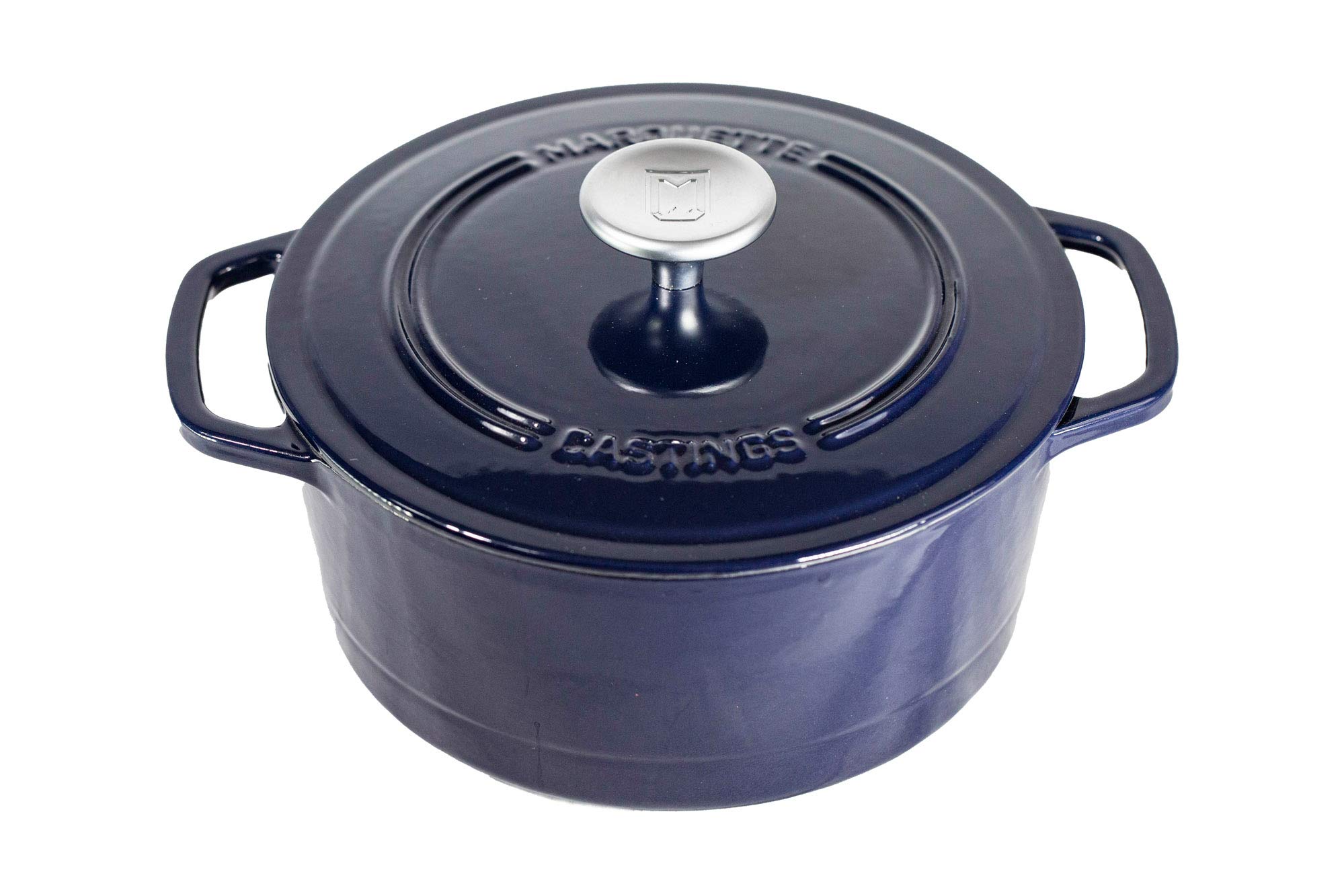 Marquette Castings 4 qt. Enameled Cast Iron Dutch Oven (Navy)