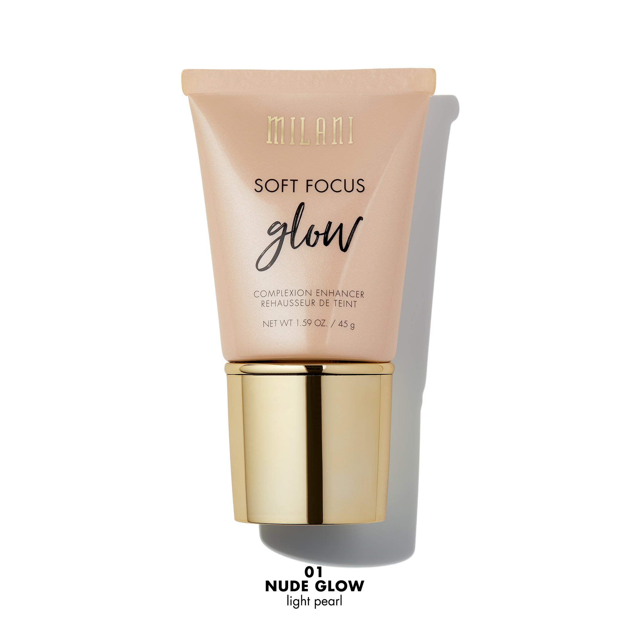 Milani Soft Focus Glow Complexion Enhancer - Nude Glow (1.59 Ounce) Vegan, Cruelty-Free Liquid Highlighter that Brightens Skin & Diffuses Fine Lines